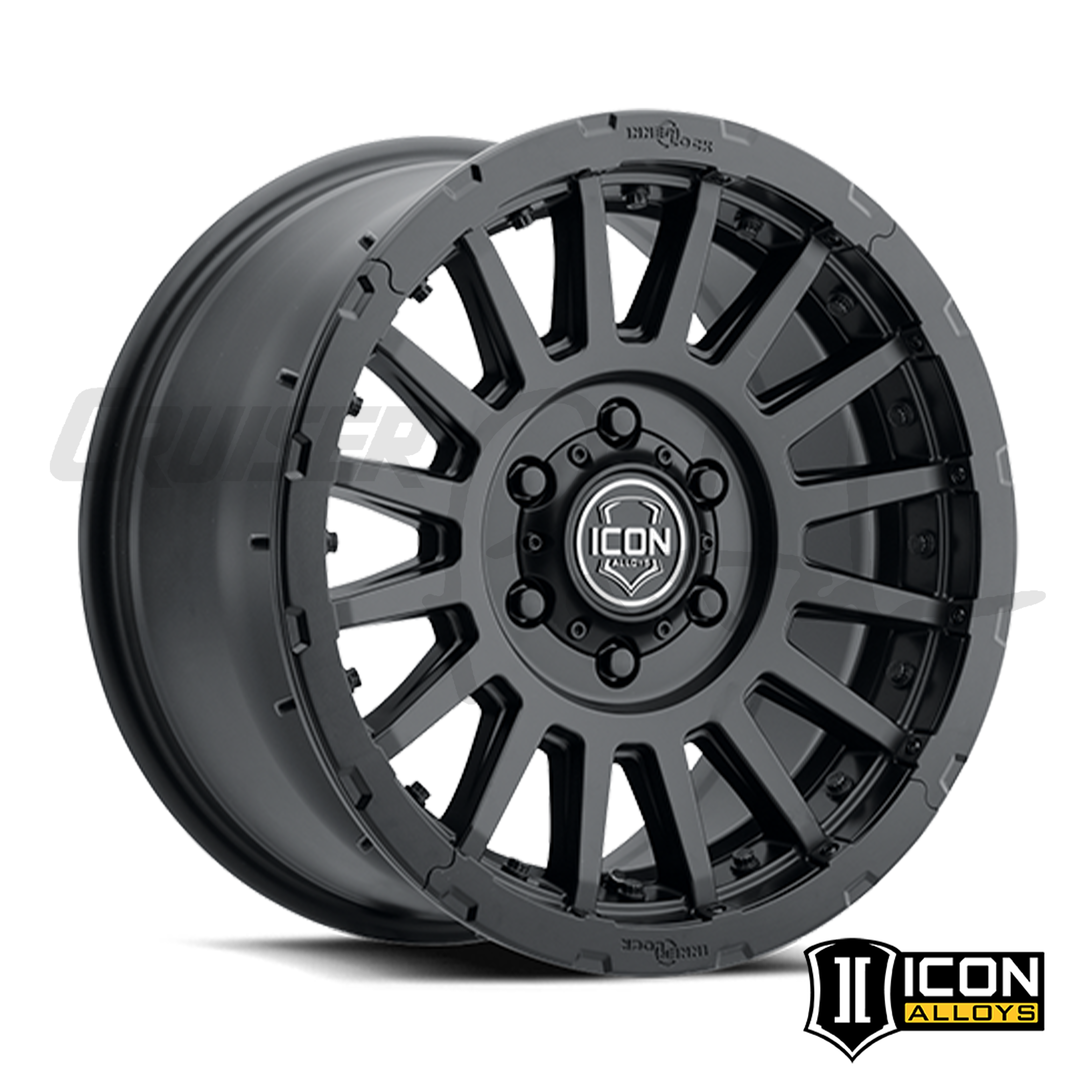 ICON Recon Pro 17x8.50" for 5x150 Bolt Pattern with ICON InnerLock Bea ...