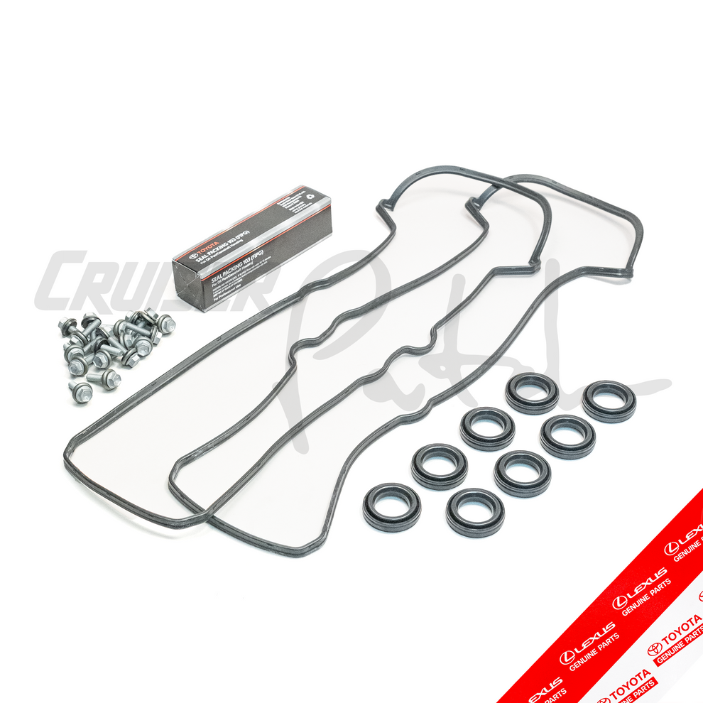 OEM Toyota Land Cruiser & Lexus LX470 4.7L V8 2UZ-FE Valve Cover Gaske ...