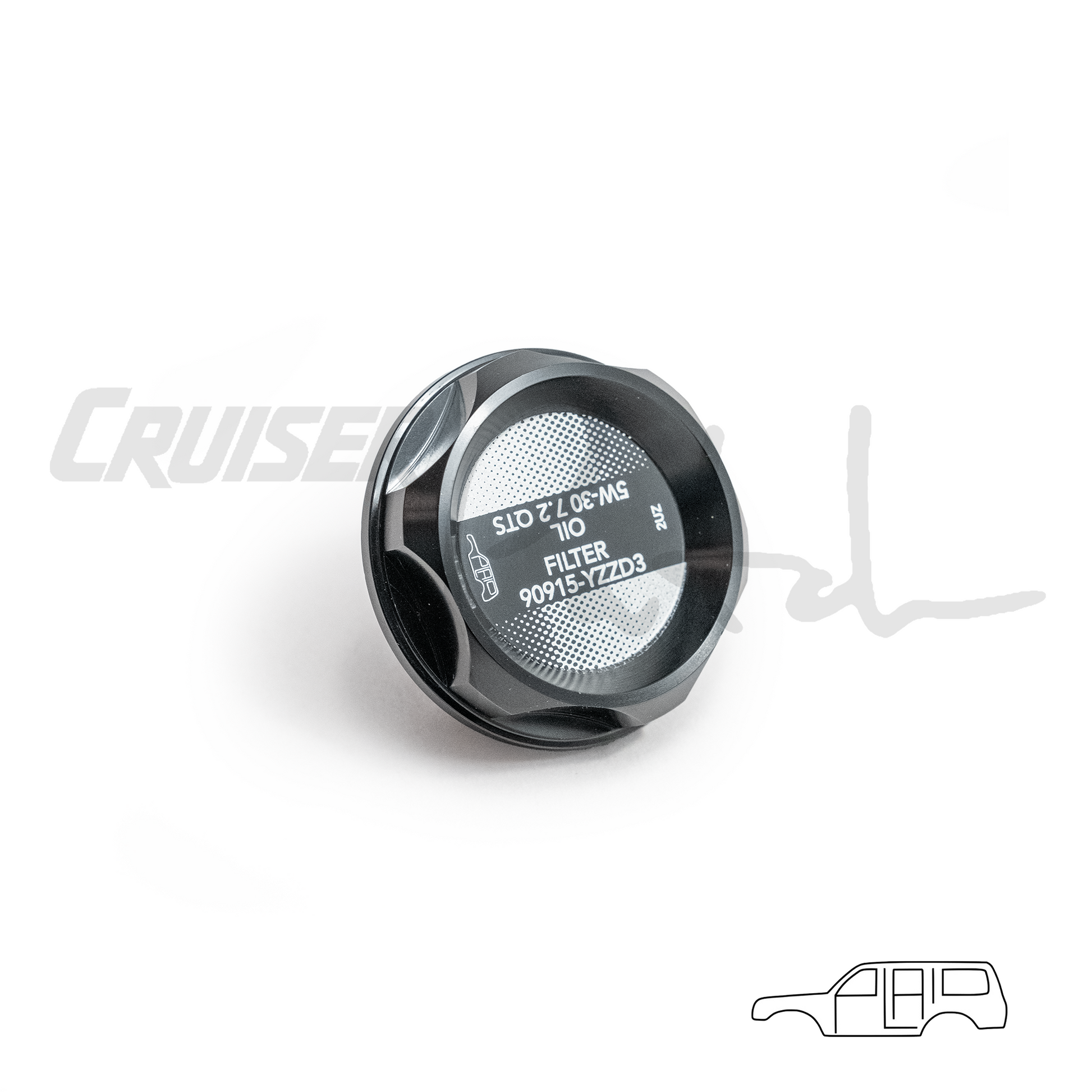 100 Series 2UZ-FE Billet Aluminum Oil Fill Cap – Cruiser Patch