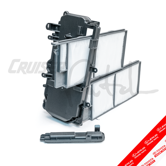 OEM 100 Series Toyota Land Cruiser Cabin Air Filter Retrofit kit ...