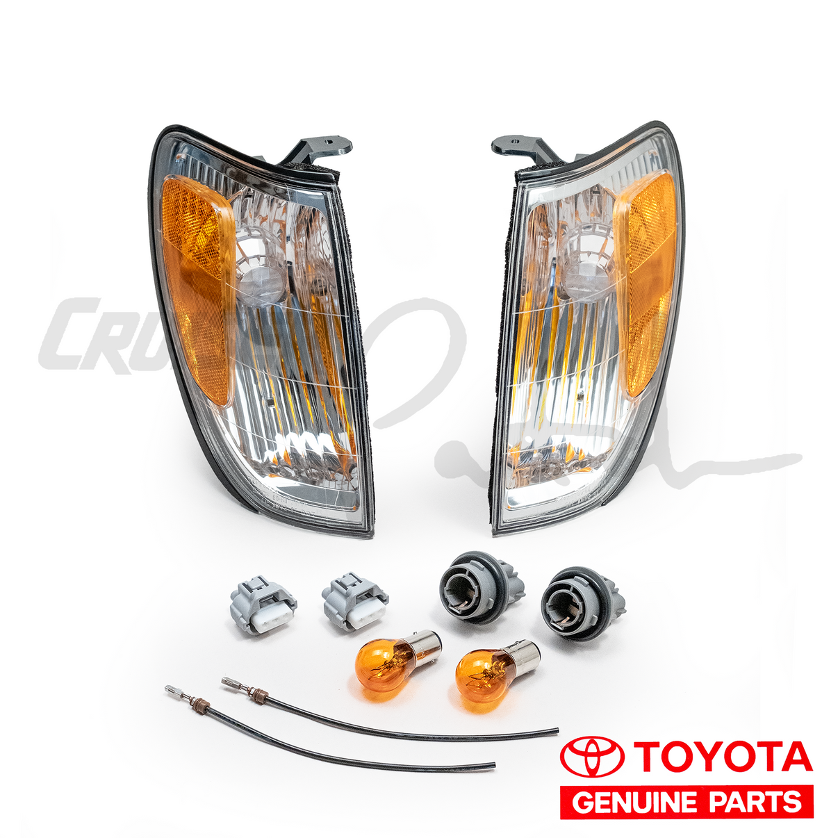 100 Series JDM Clear Corner turn signal retrofit kit for Lexus LX470 ...