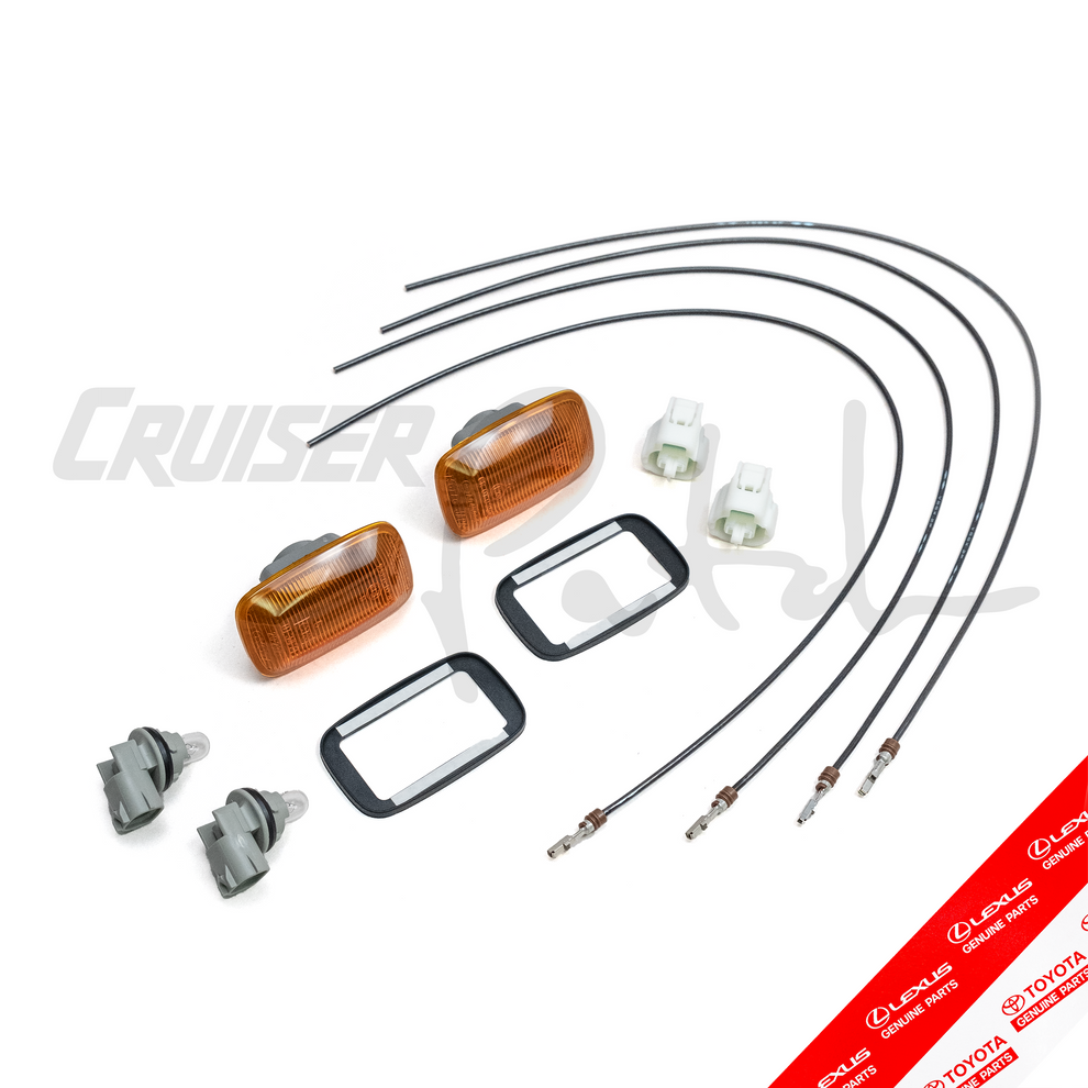 70 Series / 100 Series JDM Fender Side-Marker Turn Signal kit – Cruiser ...